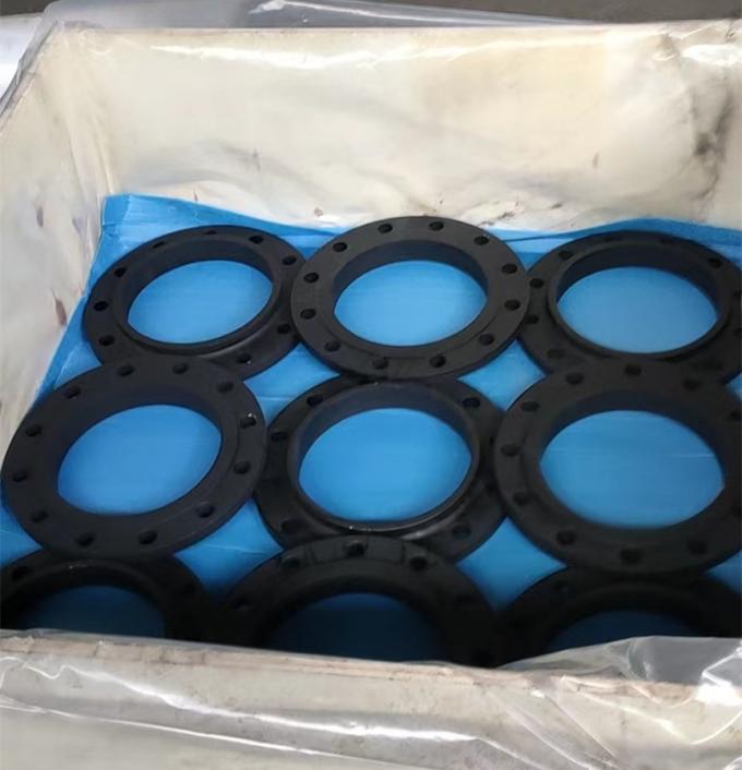 EN1092 A105 Slip On Pipe Flanges Welding PN63 RF FF RTJ Black