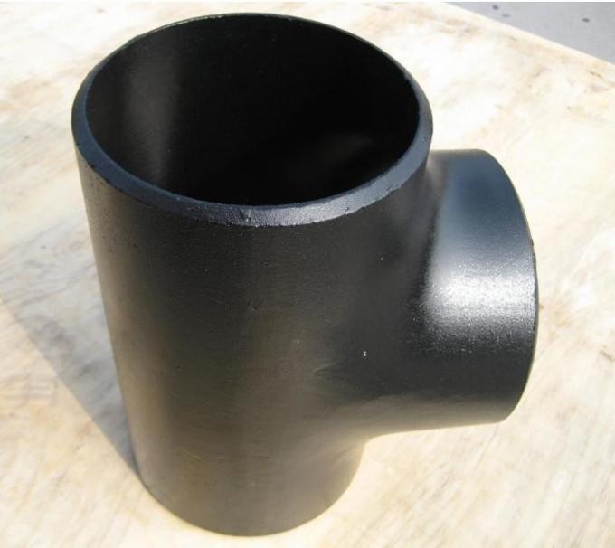 Q235 Pipe Carbon Steel Tees A420WPL6 DN100 Compression For Hydraulic Tube